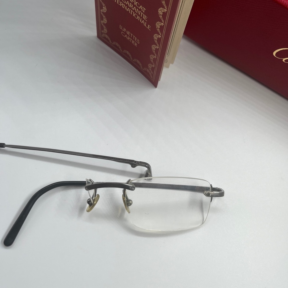 Authentic Titanium Cartier Paris Frameless Glasses Le… - Gem